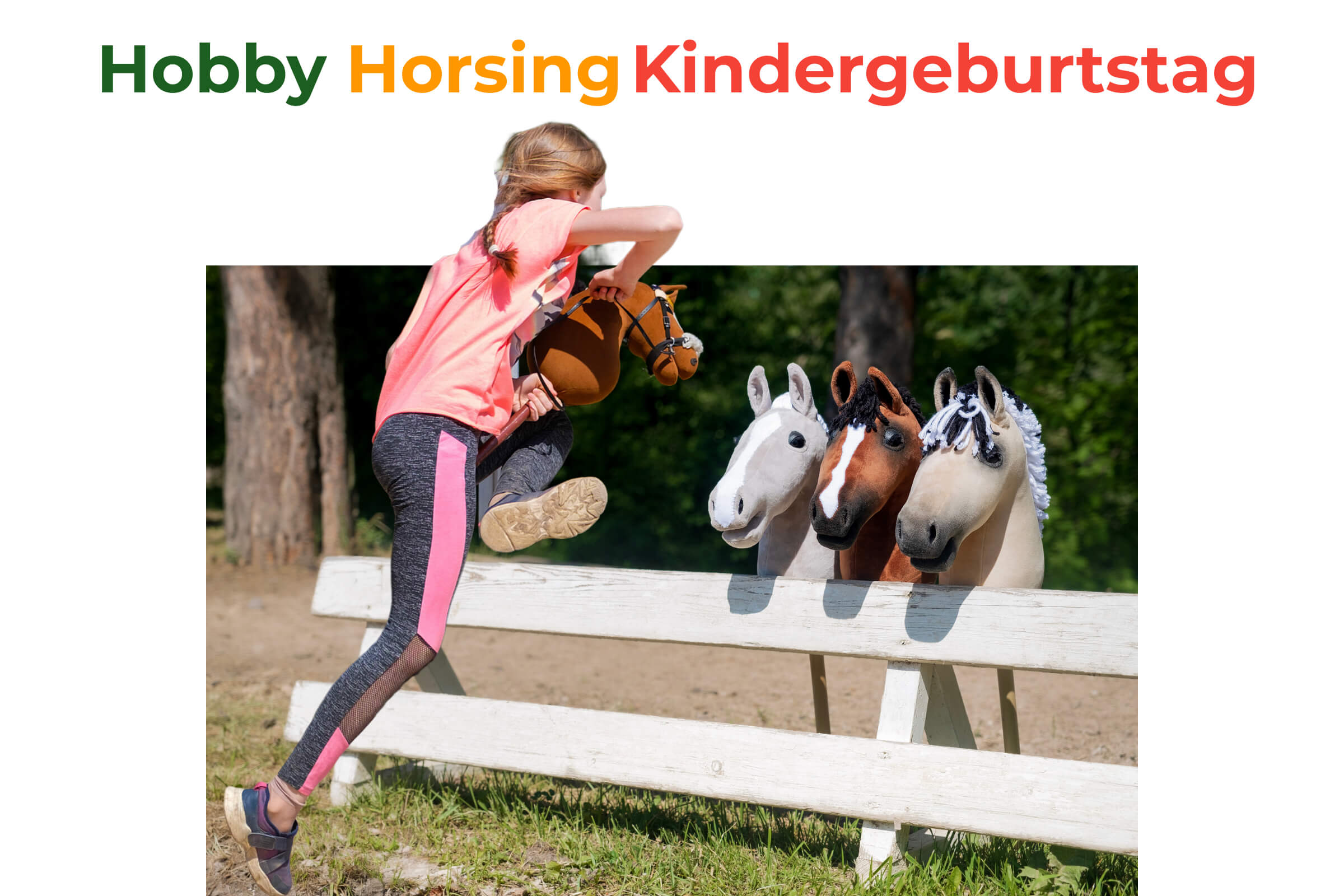 Hobby Horsing Kindergeburtstag in deinem Garten - hier informieren
